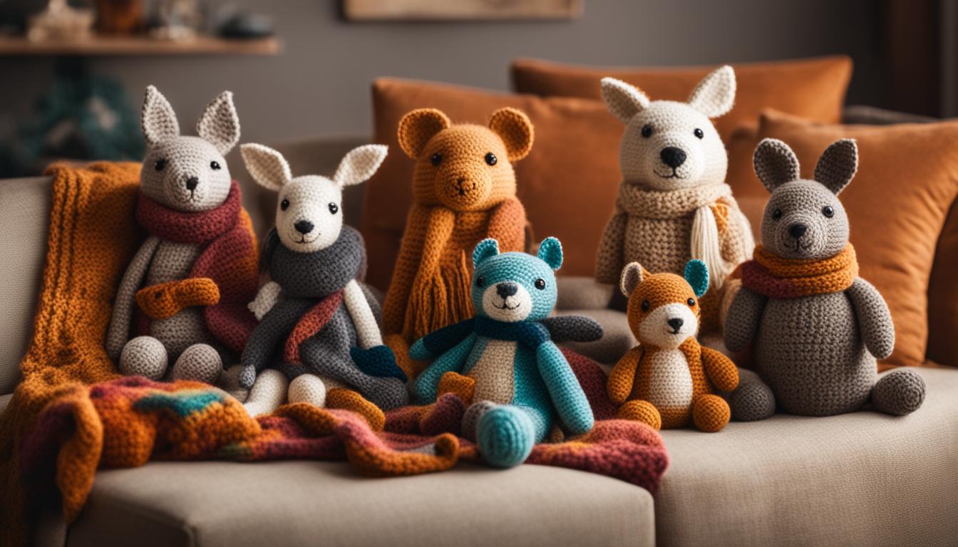 Adorable Crochet Animals for Cozy Home Decor