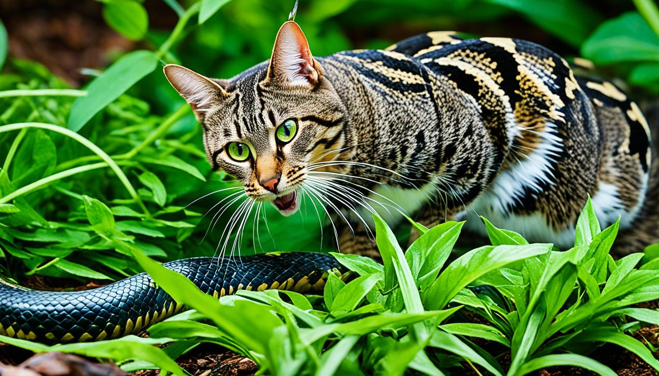 Cat vs Snake: Who Triumphs in a Tussle?