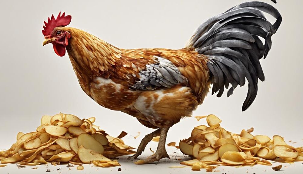 How Do Chickens Eat Potato Peels Safely? - A Place for Animals