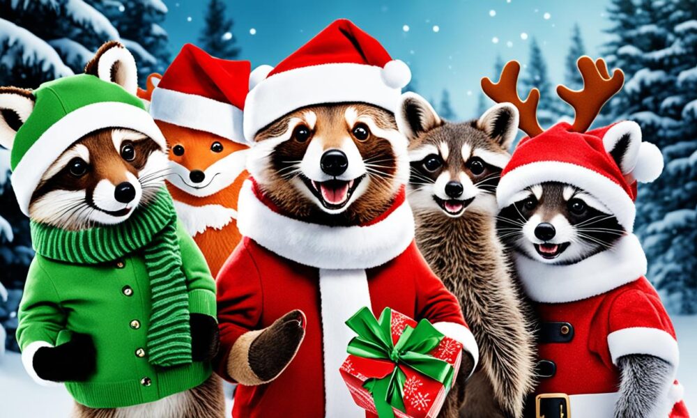Festive Christmas Animals: A Holiday Delight