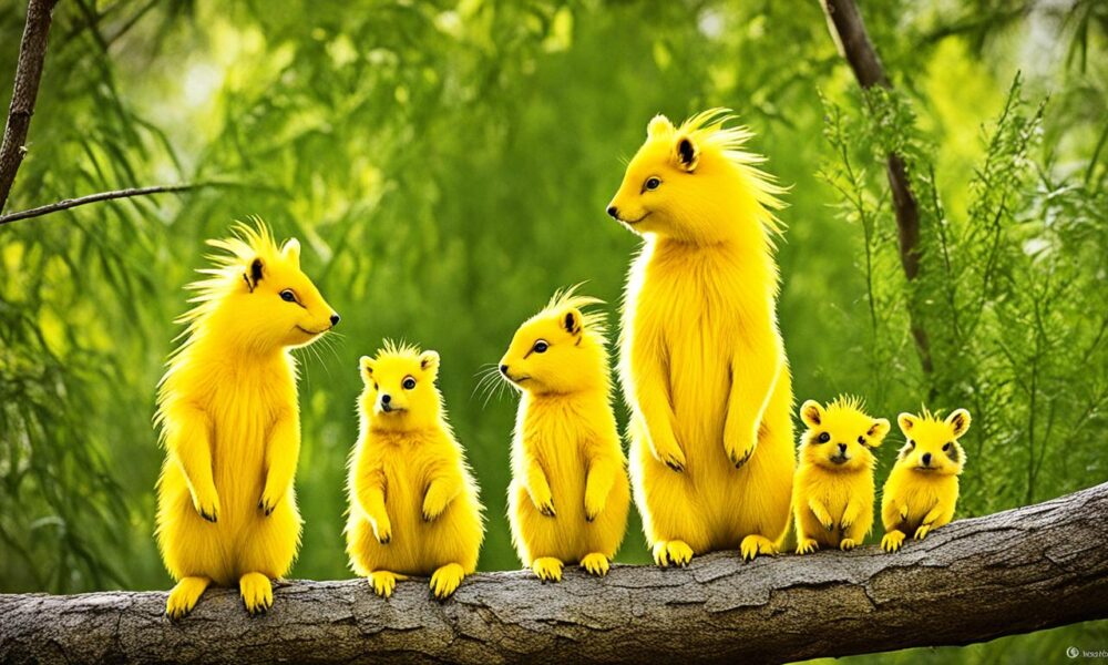 Discover Charming Yellow Animals in the Wild