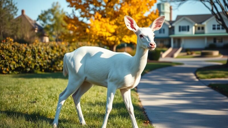 Rare Albino Deer Spotted in Suburbia—What It Means for Genetics - A ...