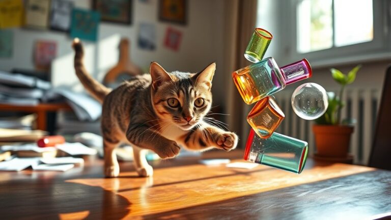 The Science Behind Why Cats Knock Things Off Tables - A Place for Animals